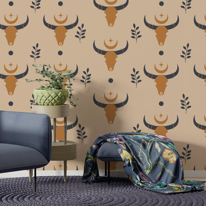 Western Wallaper Peel and Stick Mural – Scandi Home