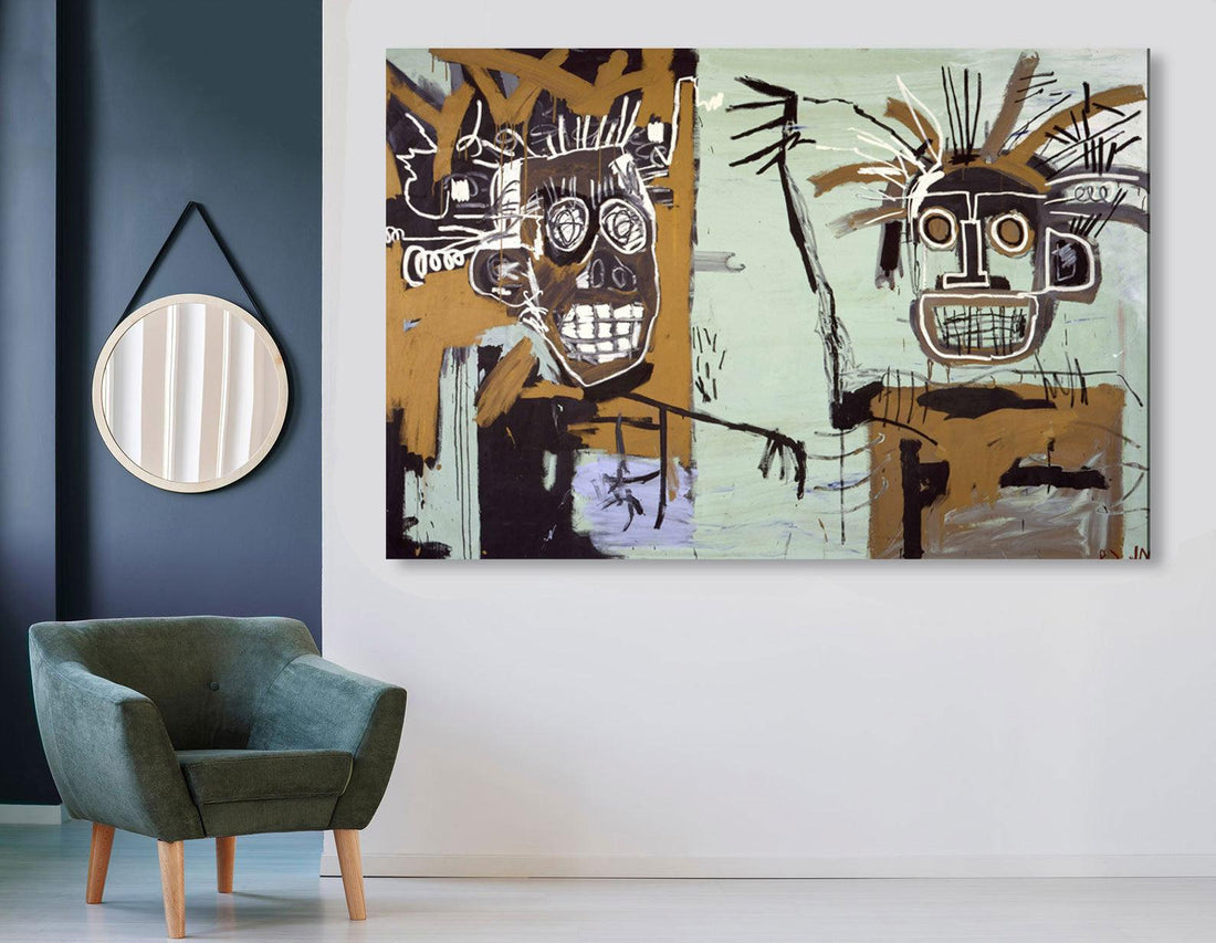 Basquiat art Michel Basquiat wall art large canvas print - Scandi Home Basquiat_Canvas Basquiat ...