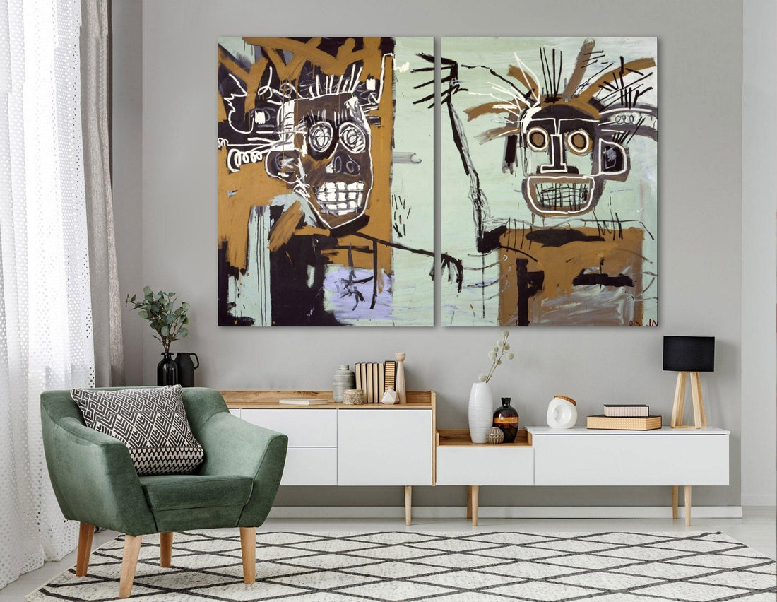 Basquiat art Michel Basquiat wall art large canvas print - Scandi Home Basquiat_Canvas Basquiat ...