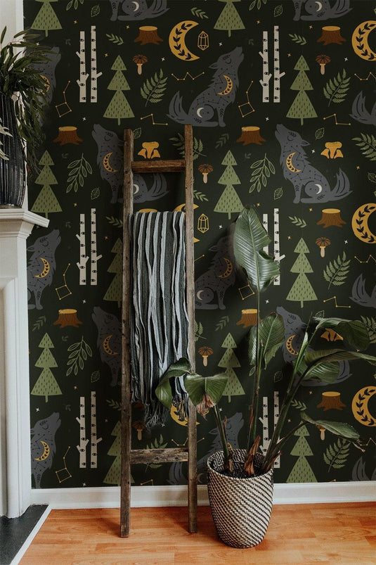 magic forest wall art